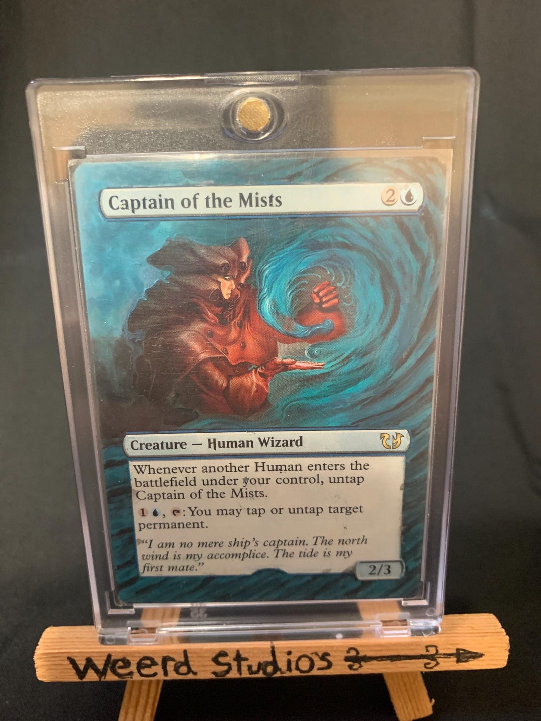 Mtg Captain of the Mists Hand Painted Alter Border Extension for ...