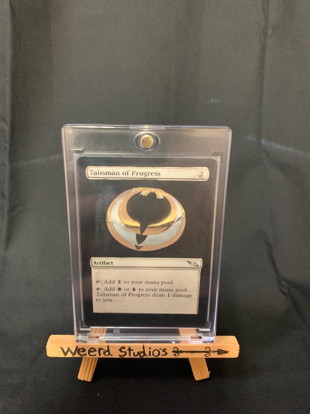 Mtg Talisman of Progress Hand Painted Alter Border Extension for Magic ...
