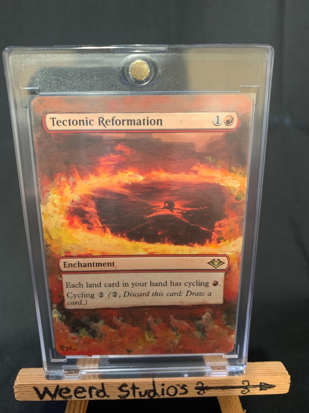 Mtg Techtonic Reformation Hand Painted Alter Border Extension for Magic ...