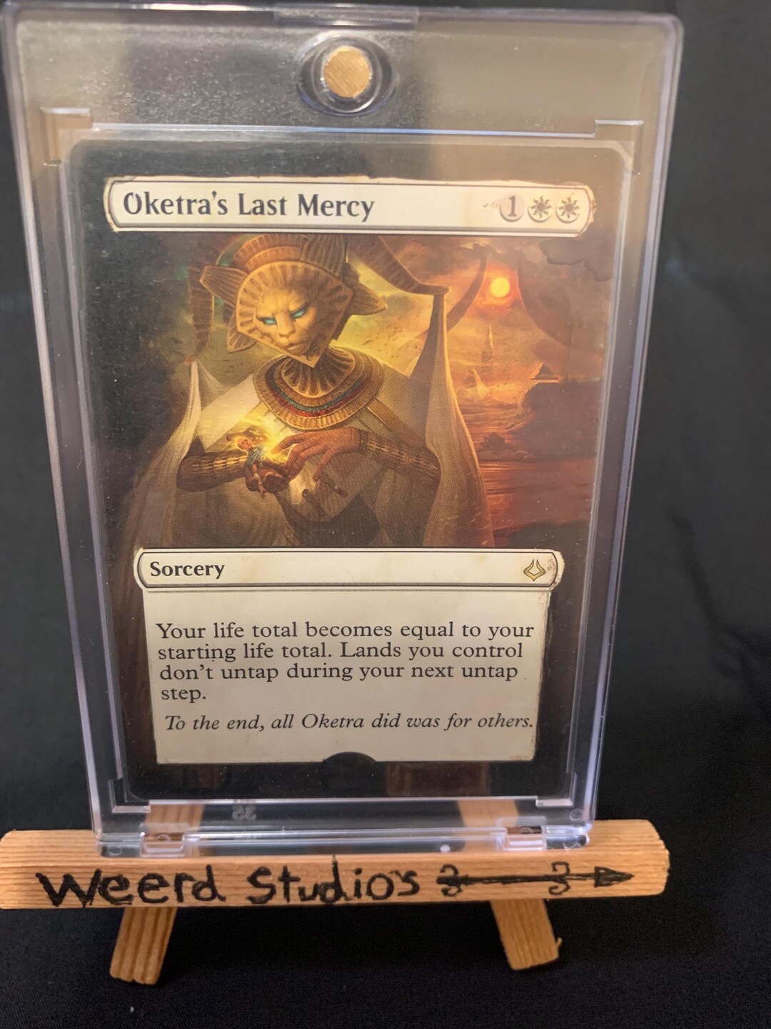 Mtg Oketra’s Last Mercy Hand Painted Alter Border Extension for ...