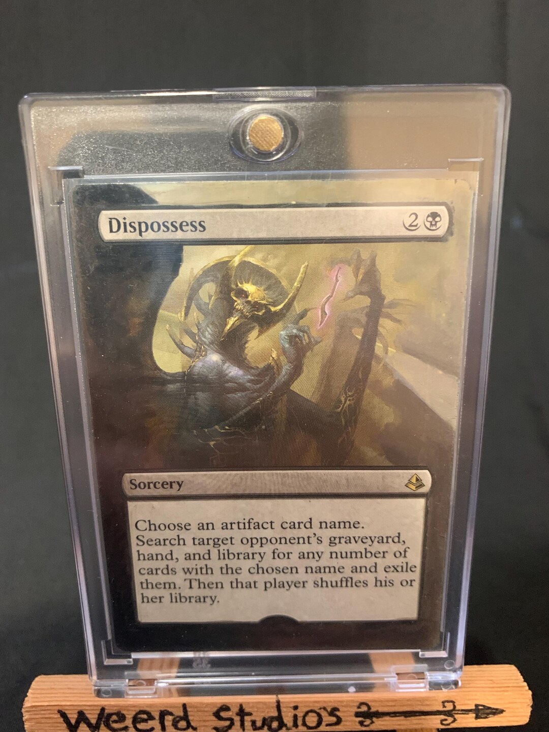 Mtg Disposess Hand Painted Alter Border Extension for Ahmonket Magic ...