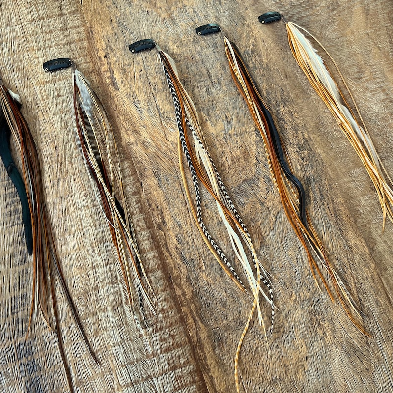Feather Hair Clip - Etsy