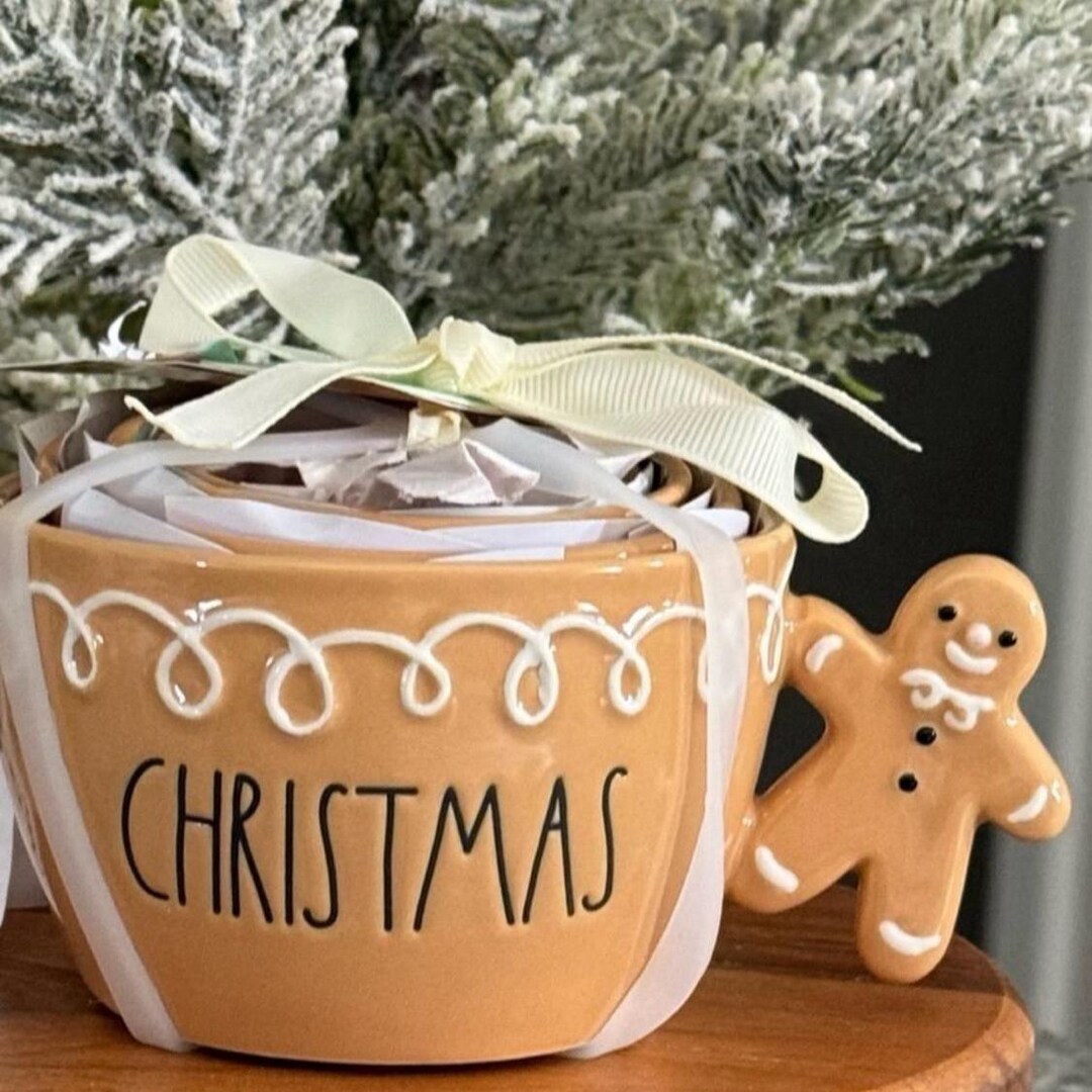 Rae Dunn Gingerbread Man Measuring Cup Set, Christmas Kitchen Decor - Etsy