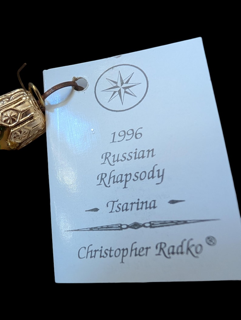 Vintage Christopher Radko Russian Rhapsody Ornament Set – 1996 Limited ...