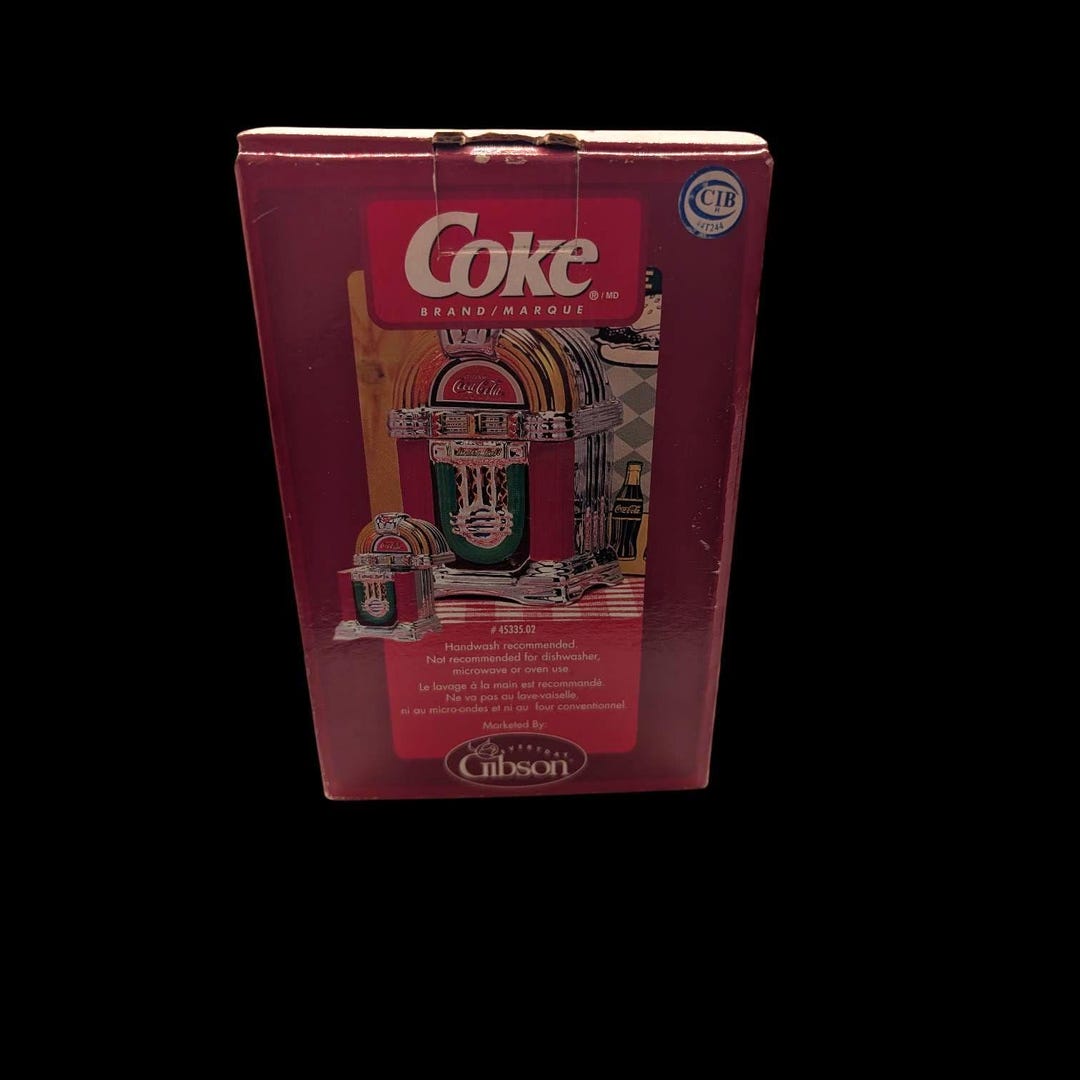 Vintage Coca-cola Jukebox Salt & Pepper Shaker Set - Etsy