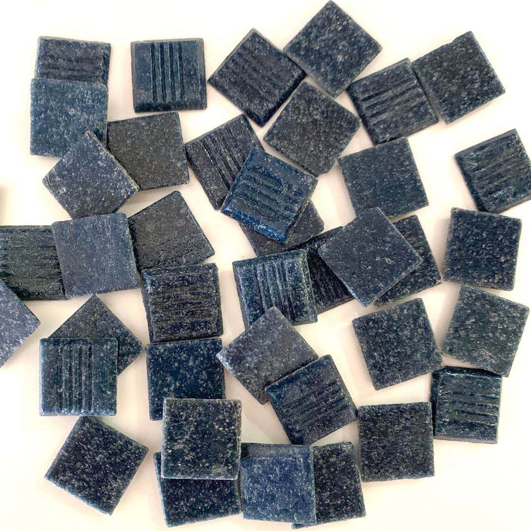 Mosaic Tile Slate Blue Glass Vitreous Glass Tile Blue Glass Tile for ...