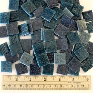 Mosaic Tile Navy Mix Glass Vitreous Glass Tile Blue Mix Glass Tile for ...