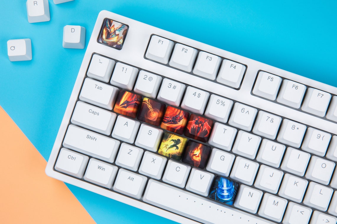 AATROX Keycaps Custom Keycaps LOL Keycaps Champion Keycaps | Etsy