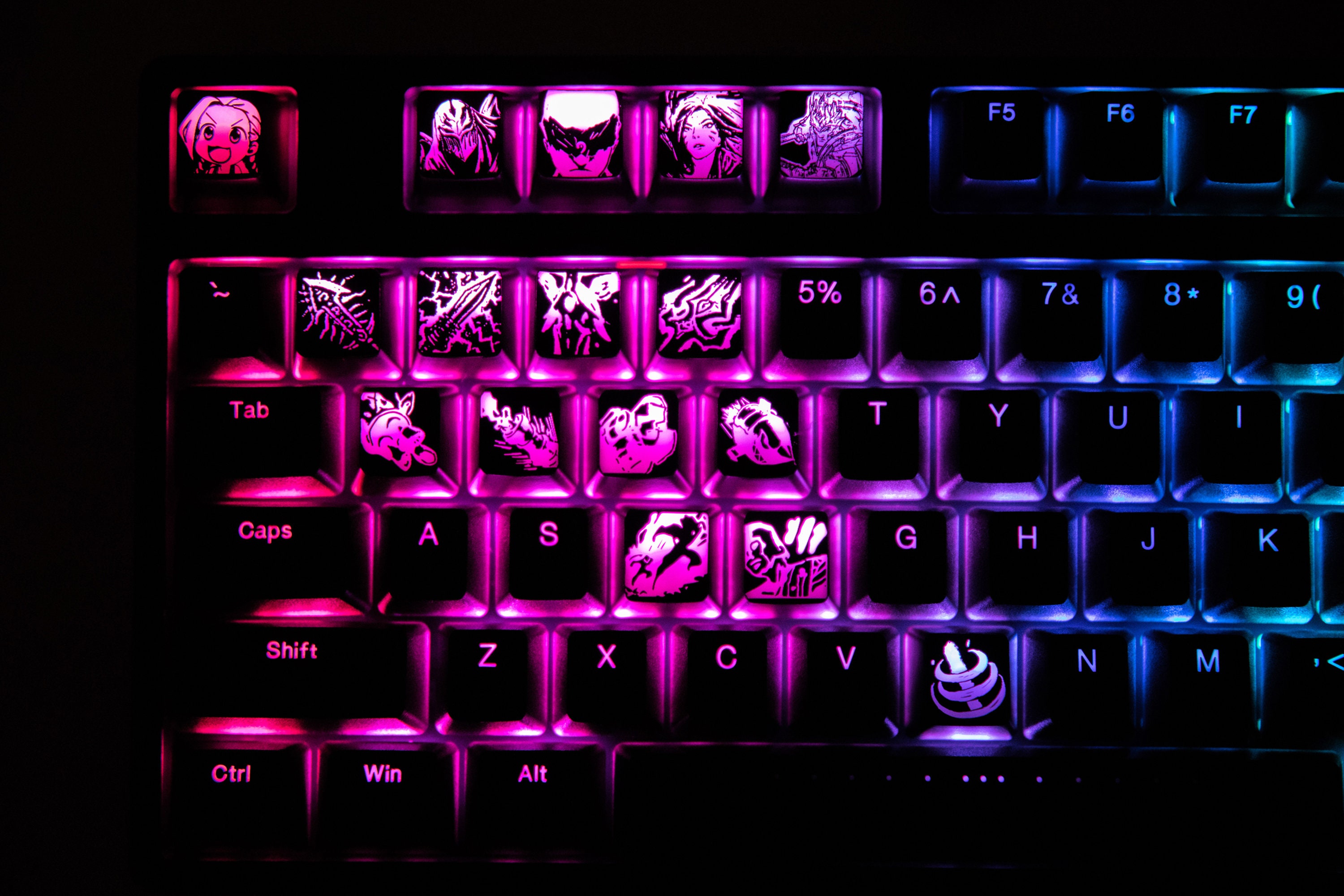 Jinx Keycaps LOL Keycaps Champion Custom Custom Keycaps - Etsy UK