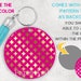 Round Keychain Pattern SVG Bundle / Set of 18 / Svg, Dxf, Png / Cutting ...