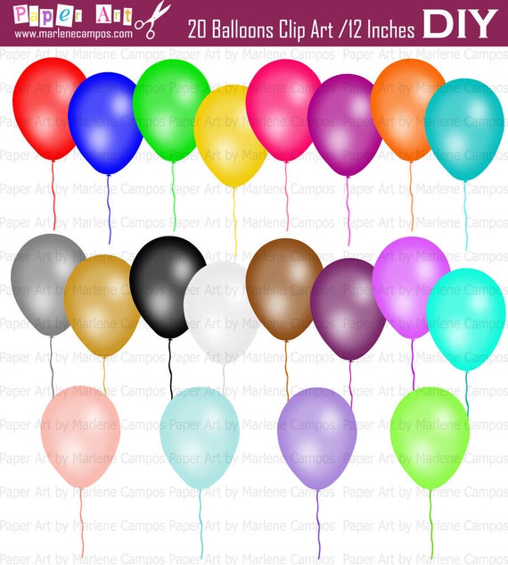 Balloons Clip Art, Pearl balloons, Party Birthday, Birthday Invitations ...