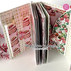 Printable Recipe Book Template, Scrapbook Album Kit, Recipe Scrapbook ...