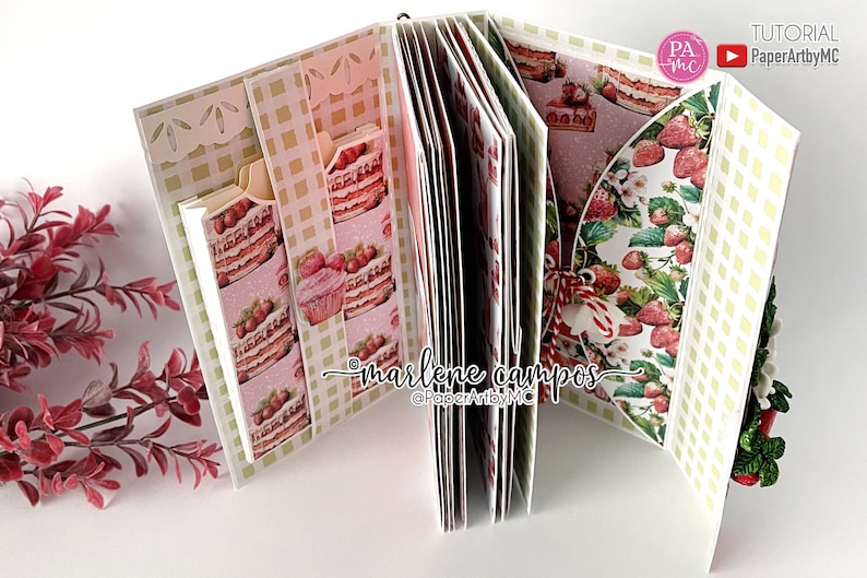 Printable Recipe Book Template, Scrapbook Album Kit, Recipe Scrapbook ...