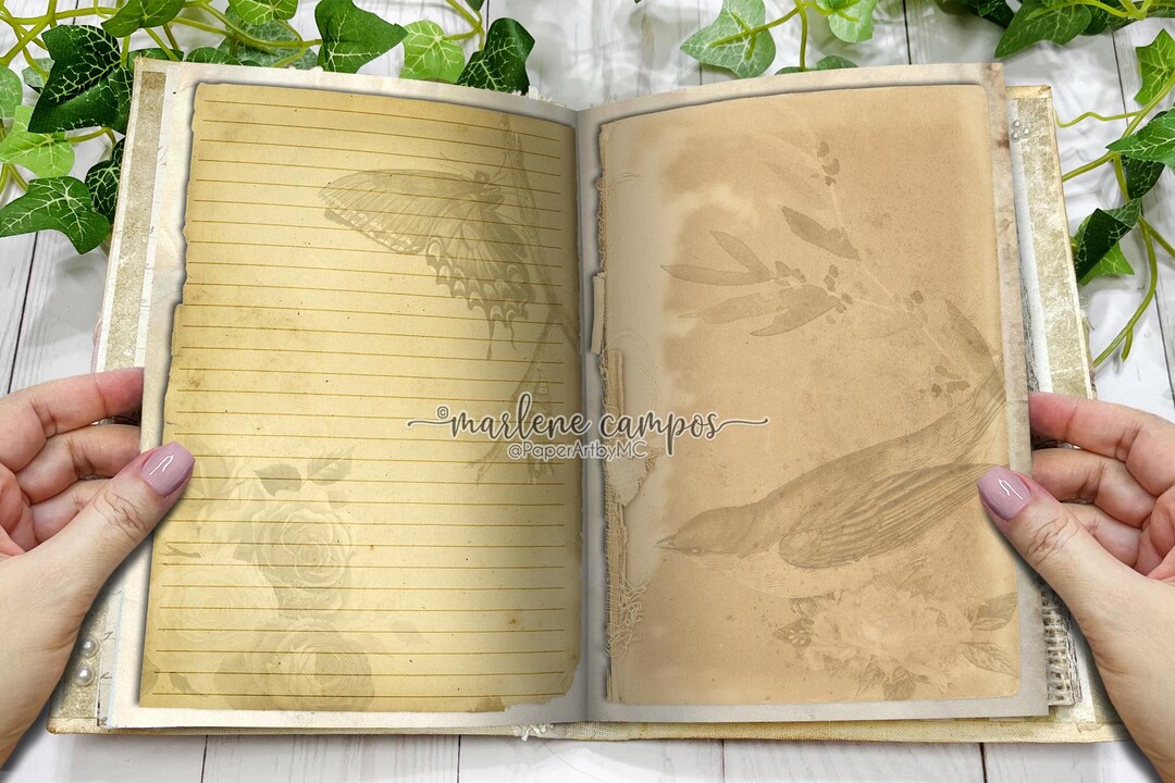 Vintage Junk Journal Basic Pages, Junk Journal Paper, Scrapbook Paper ...