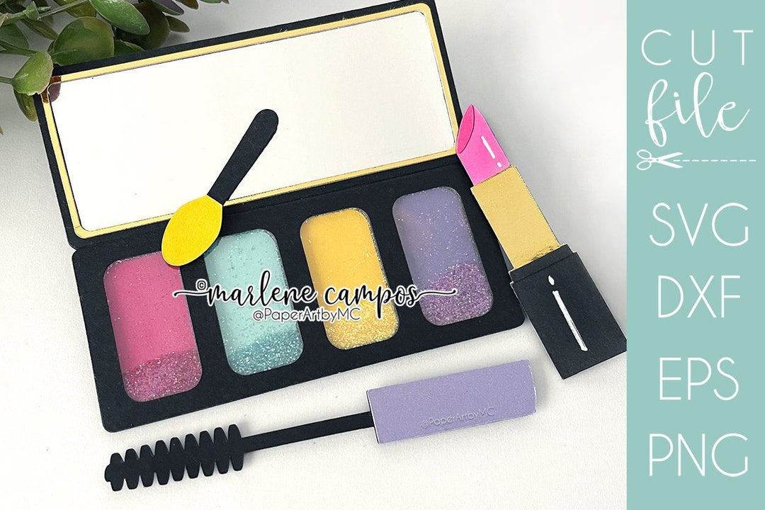CUT FILES Makeup, Svg, Dxf, Png, Cricut, Silhouette, Paper Craft ...