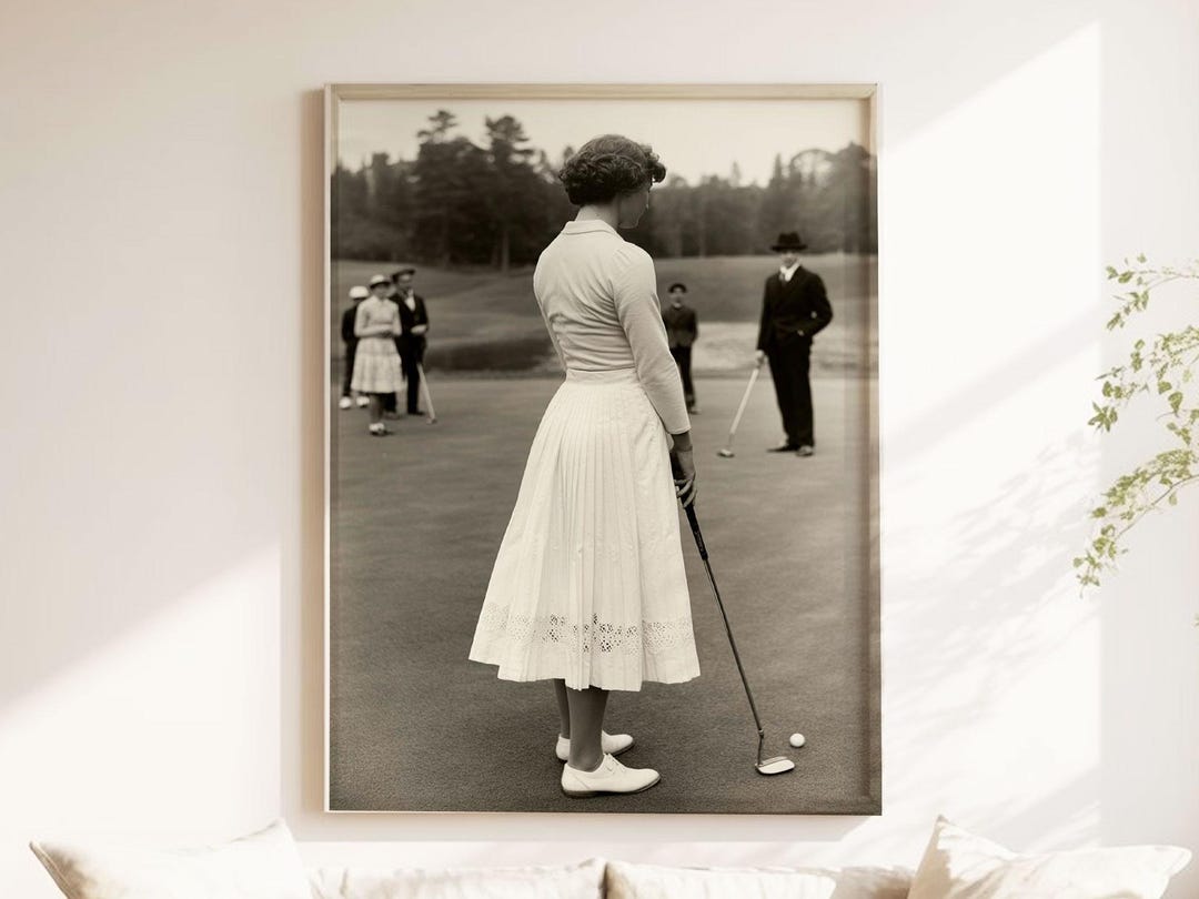 Vintage Golf Art Print | Classic Golf Decor | Retro Sports Wall Art ...