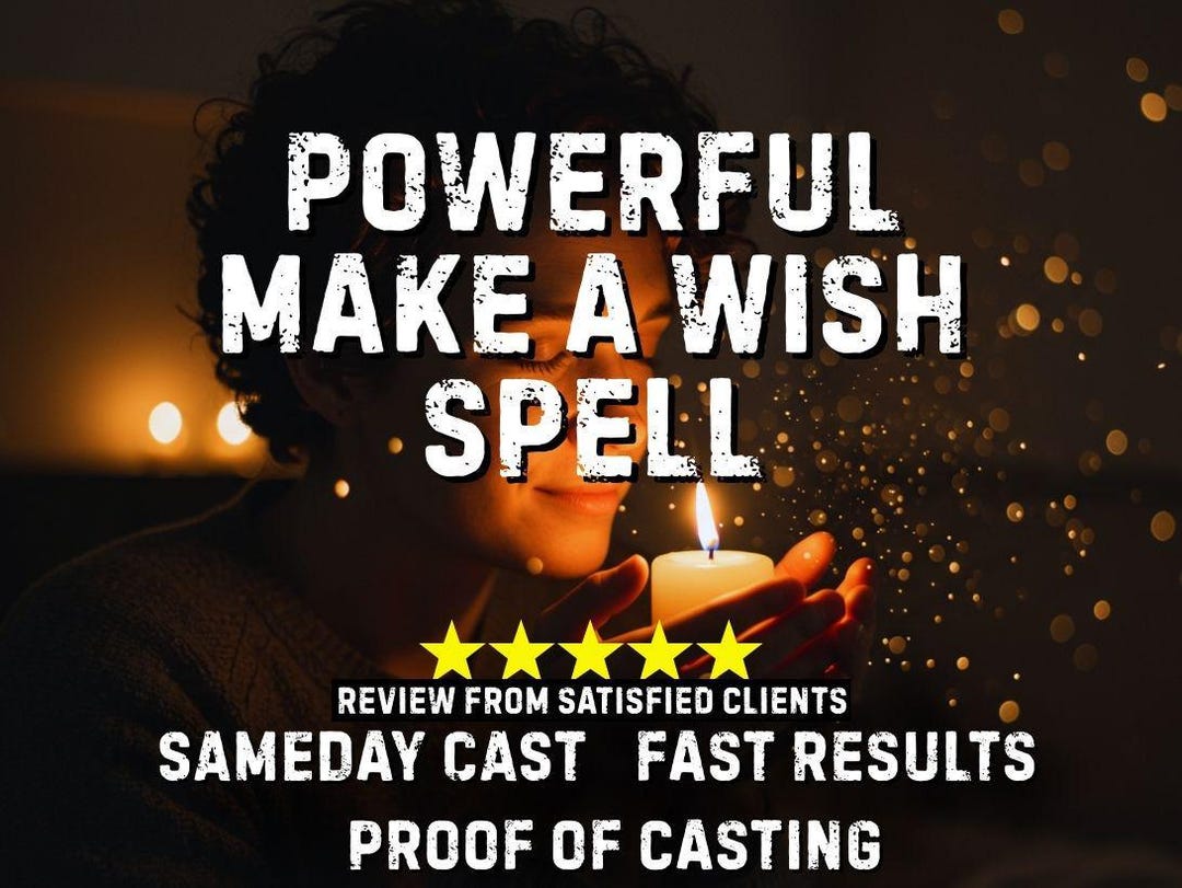 Powerful Make a Wish Spell: Dream Manifestation Ritual - Etsy