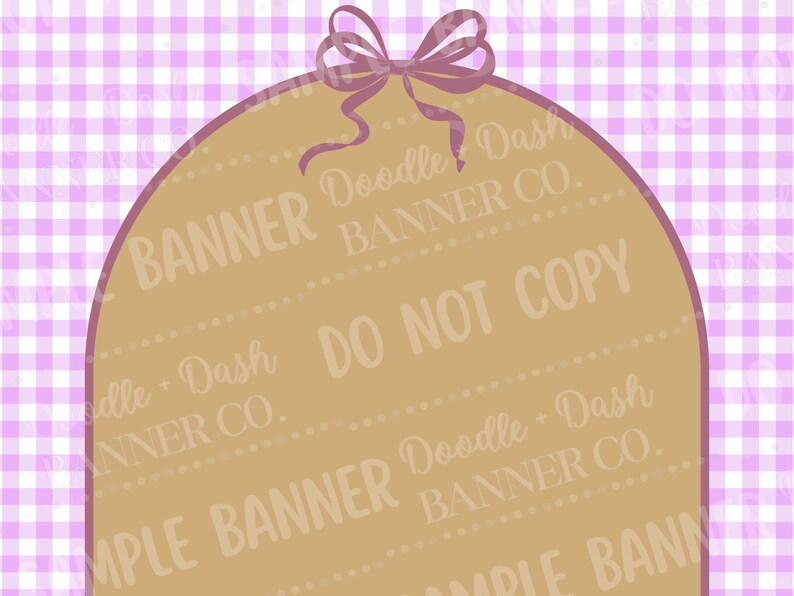 Coquette Banner Border Templates | Canva Download | DIY Projector ...