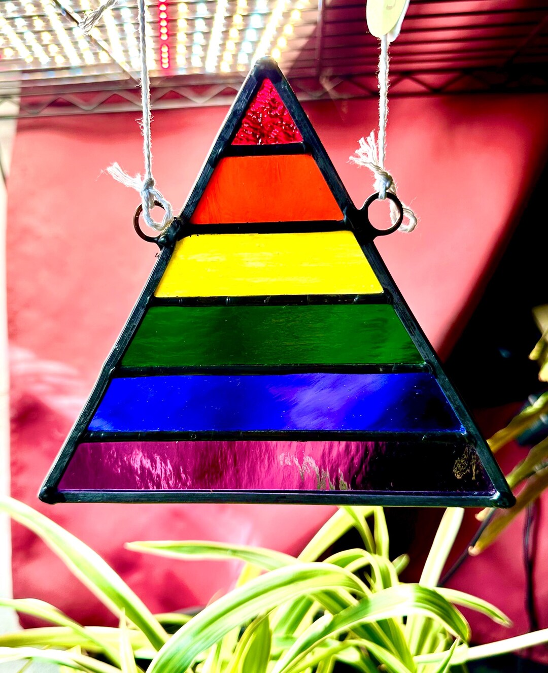 Stained Glass Rainbow Pride Sun Catcher - Etsy