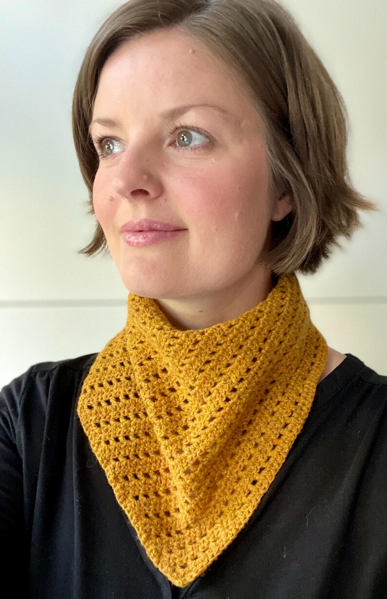 Handmade Crochet Shetland Wool Asymmetrical Triangle Scarf - Small - Etsy