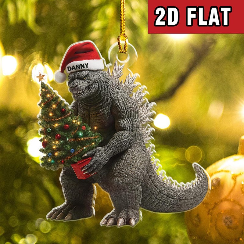 Godzilla Christmas Decor - Etsy