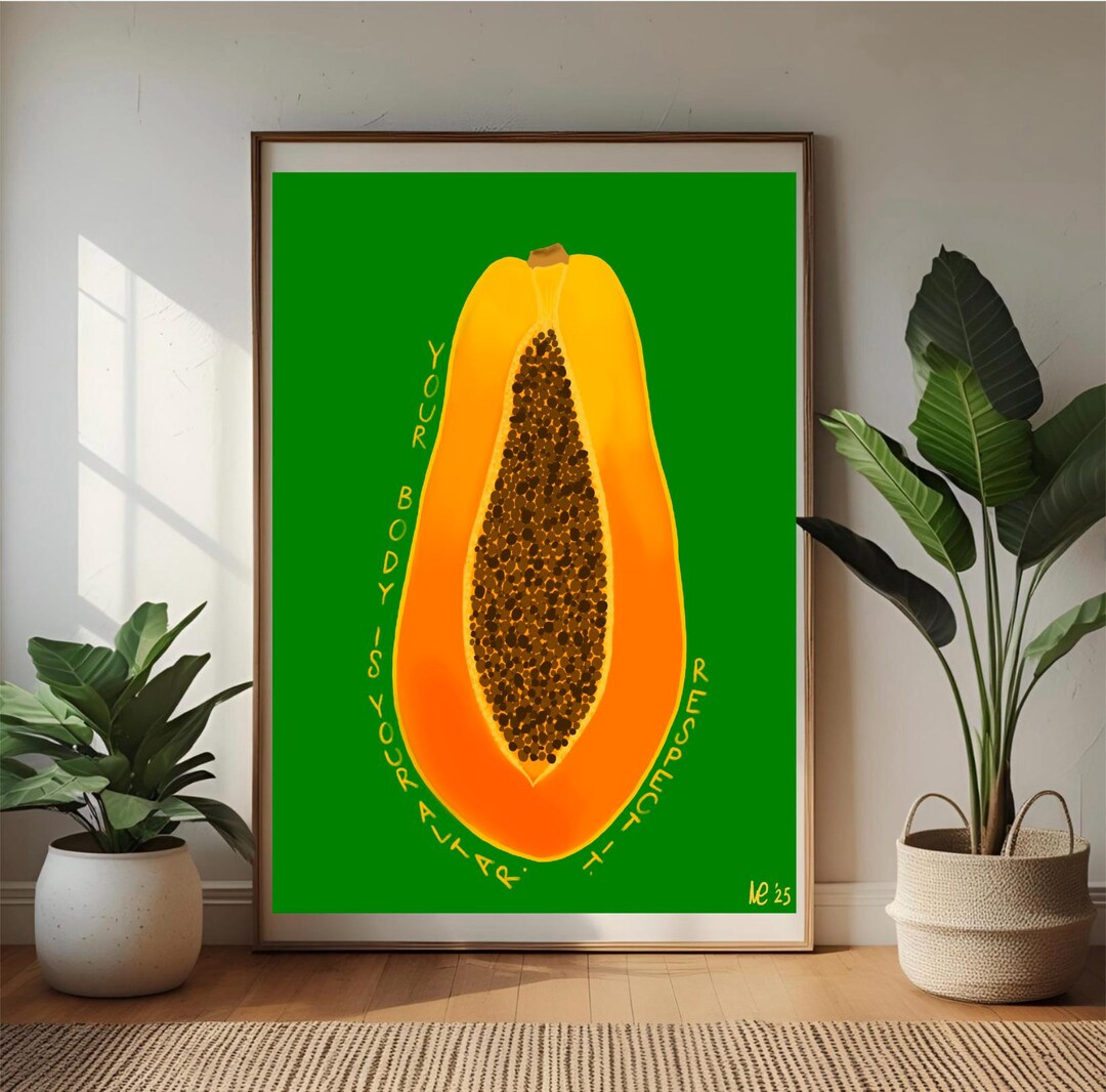 Fruit Digital Print, Fruit Poster, Printable, Digital Download ...