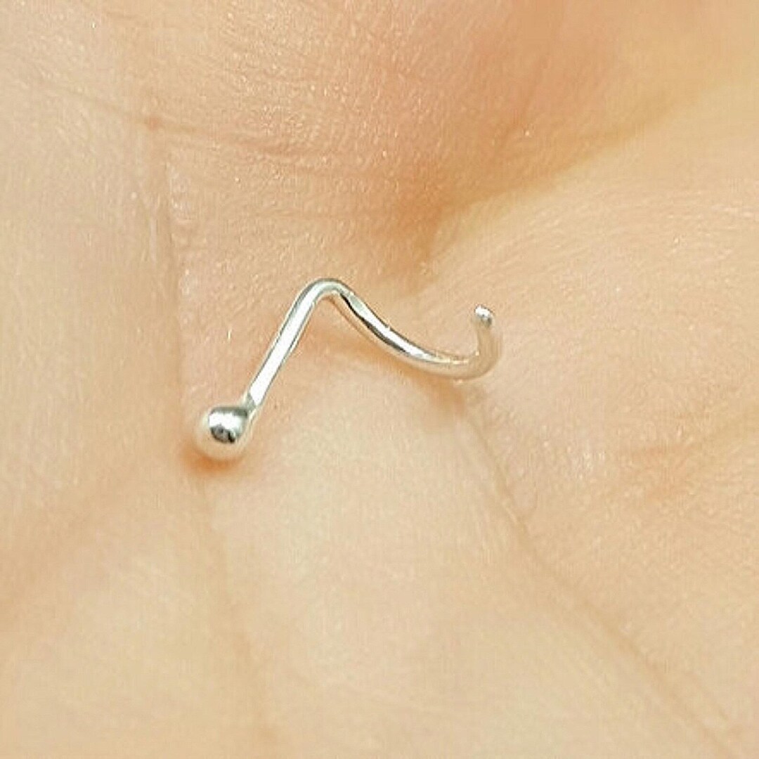Fine Silver Ball Nose Stud: .999 Silver, Screw-in Nostril Piercing - Etsy
