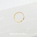 Solid 24k Gold Nose Ring. 24k Gold Septum Ring. Solid Gold Nose Ring ...