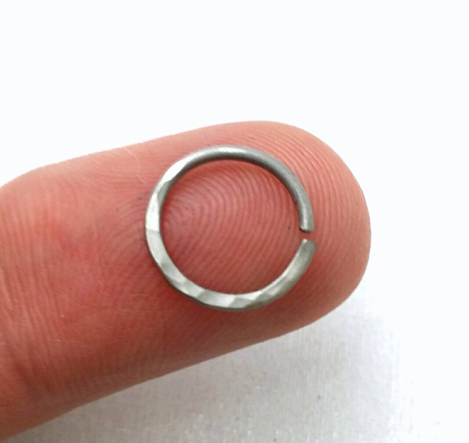 Titanium Nose Ring. TITANIUM Hoop 20g 18g. Cartilage Hoop. Septum Ring ...