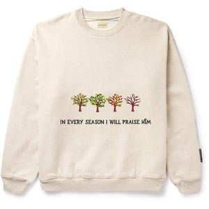 Broderie de citation de foi d'arbre de vie des quatre saisons ...
