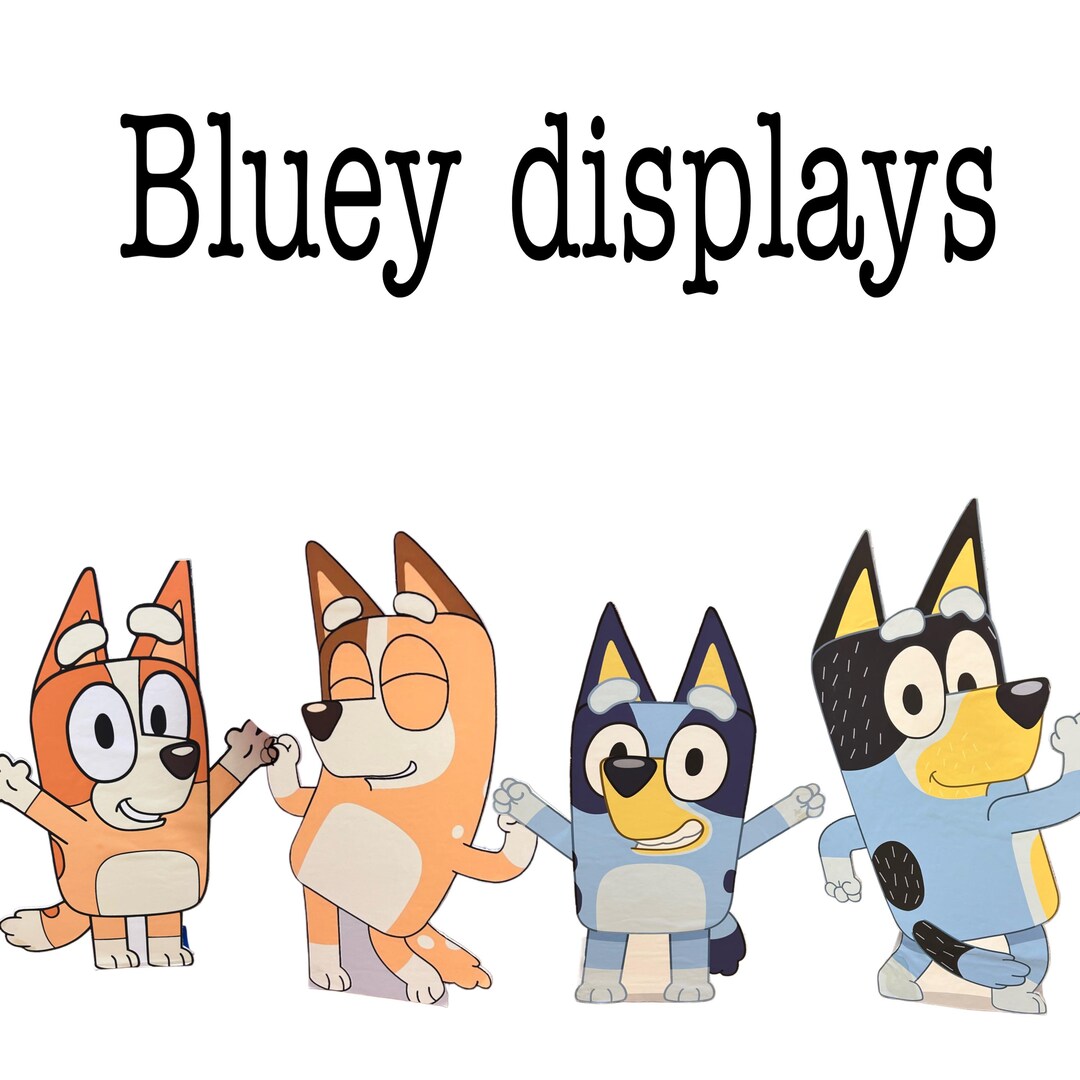 Bluey Displays - Etsy