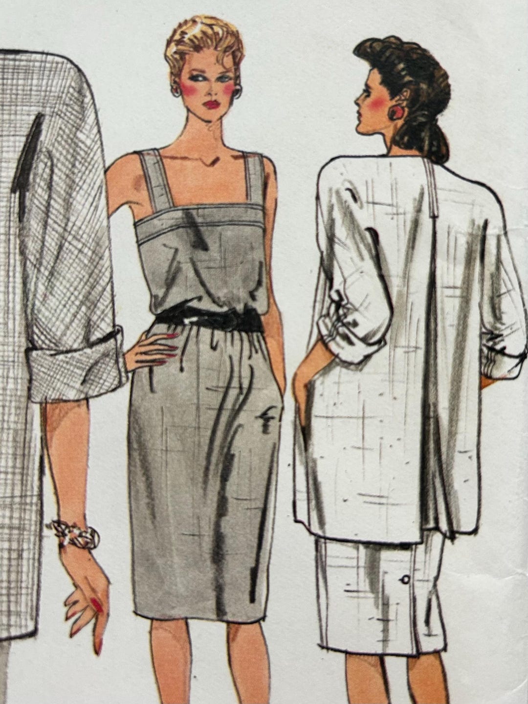 Vintage Very Easy Vogue Jacket and Dress #9012 (uncut) Size 8-12 - Etsy