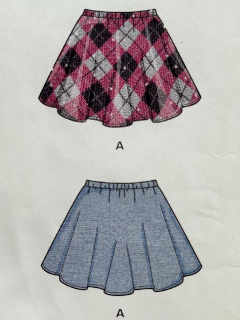 Tween Skirt and Leggings Sewing Pattern - New Look S0246 / 6426 (UNCUT ...