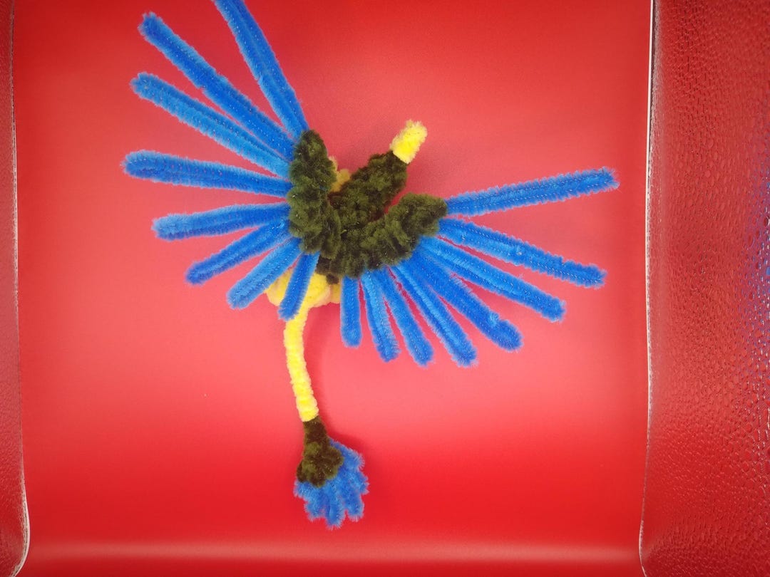 Handmade Pipe Cleaner Tropical Griffin Figurine - Etsy