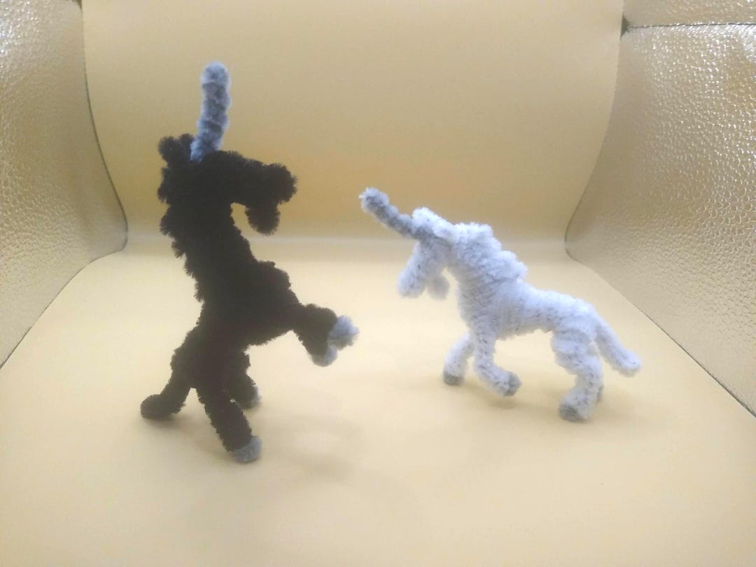 Handmade Pipe Cleaner Unicorn Figurine - Etsy