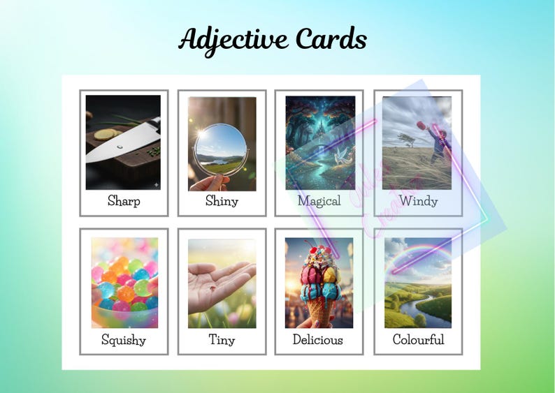 Adjective Picture Cards/ Speech Therapy Flashcards/ Opposites ...