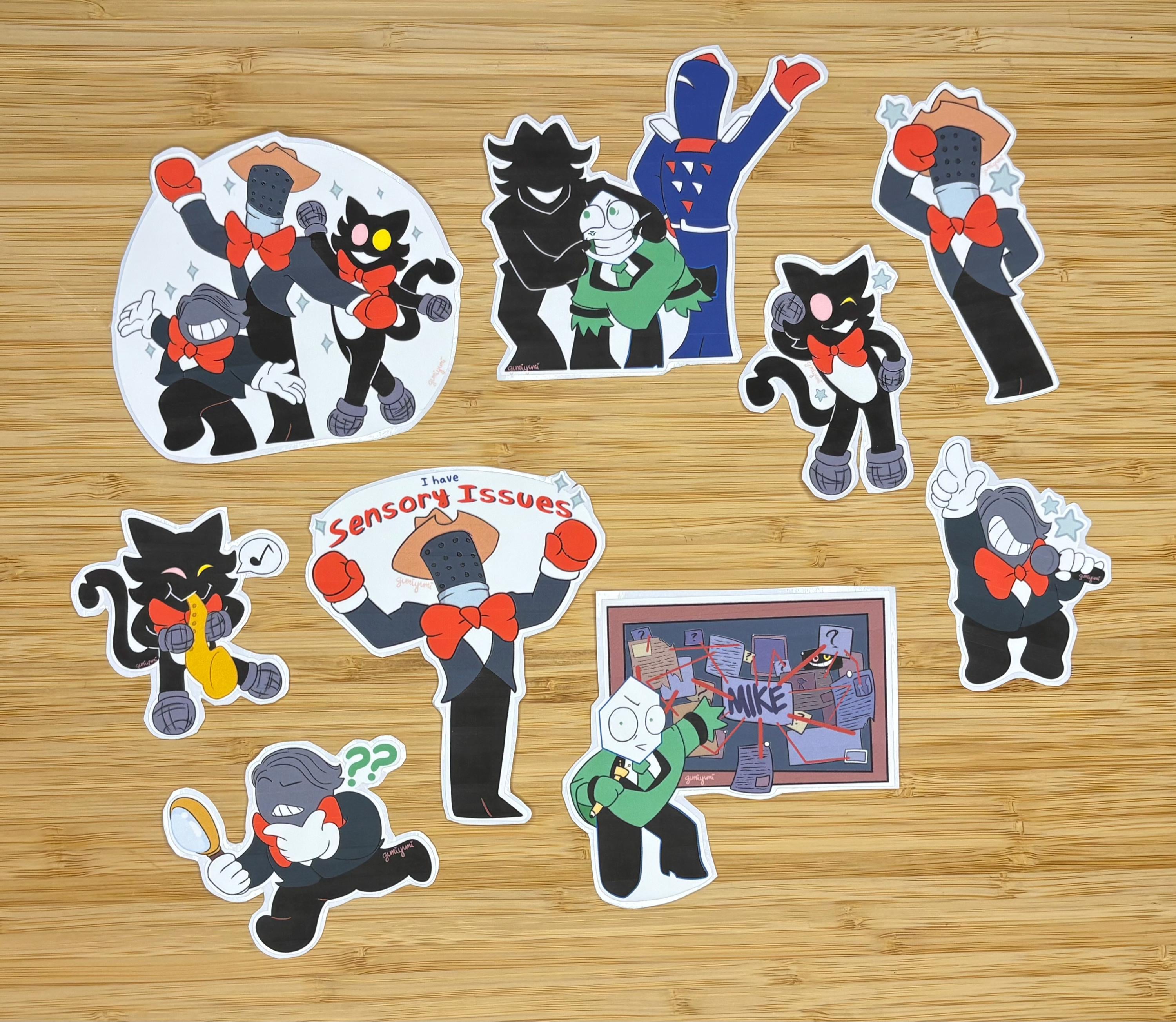 Deltarune Mike Stickers - Etsy