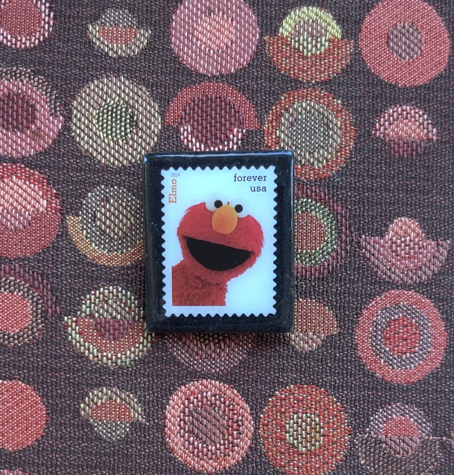 Elmo Postage Stamp Pin/lapel Pin - Etsy