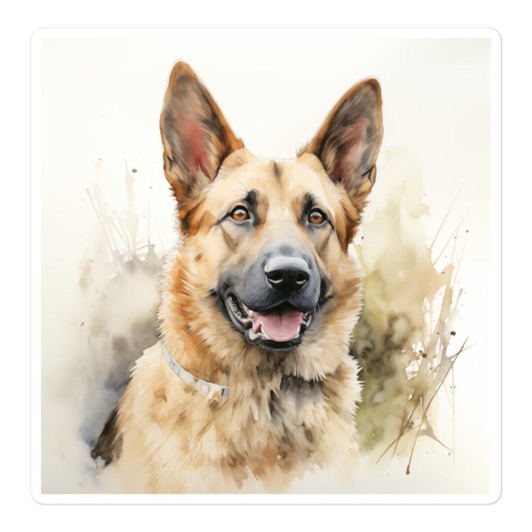 Chinook Dog Watercolor Stickers - Etsy