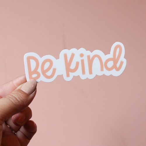 Be Still Weatherproof Vinyl Sticker 3x3 - Etsy