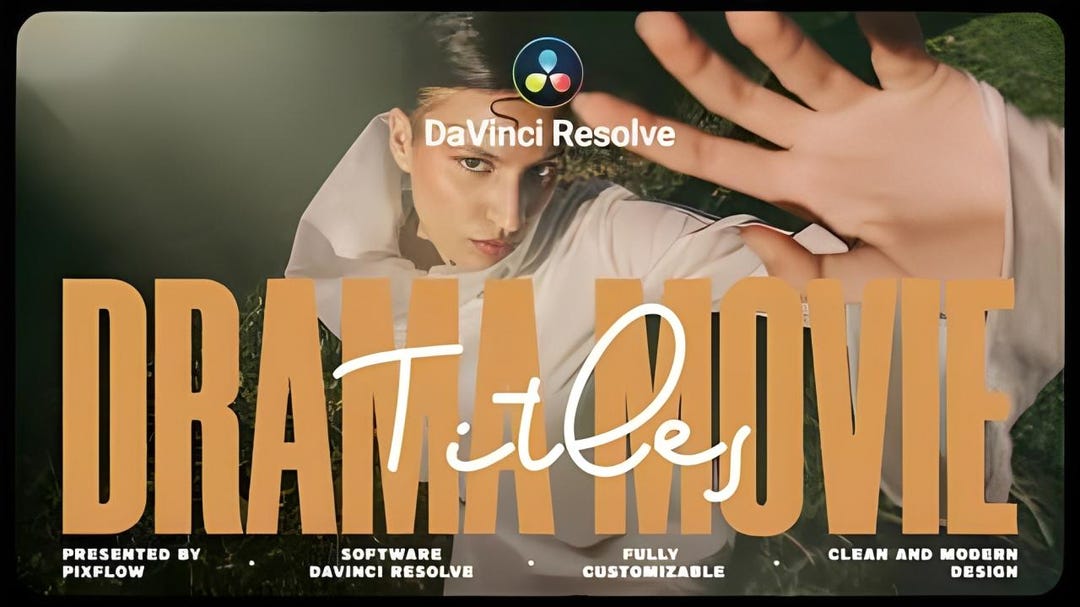 Davinci Resolve Movie Title Pack – Cinematic Film Templates (digital ...