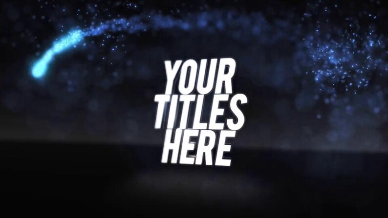 Premiere Pro Particle Titles – Animated Cinematic Template (digital ...