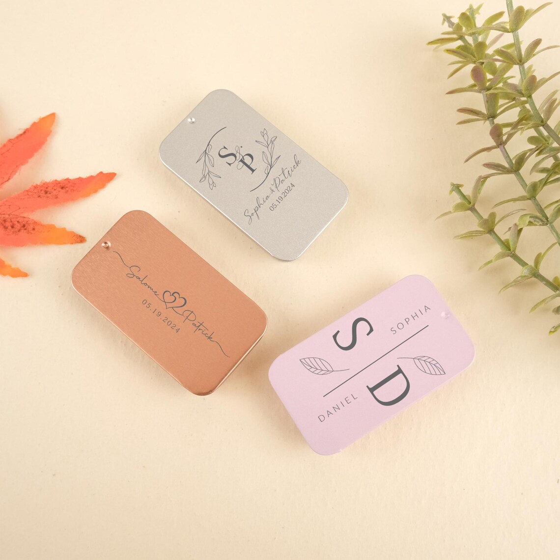 Personalized Metal Matchbox | Engraved Design | Refillable Match Tin ...