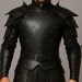 Black Medieval Plate Armor | Authentic Riveted Steel Design With ...