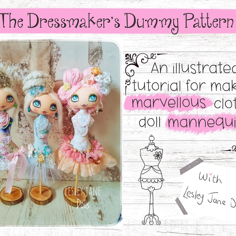 Mini Mannequins Patterns - Etsy