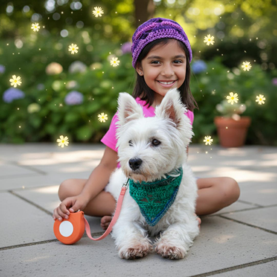 Dog Scarf Crochet Pattern | Easy Bandana for Small Dogs (digital ...