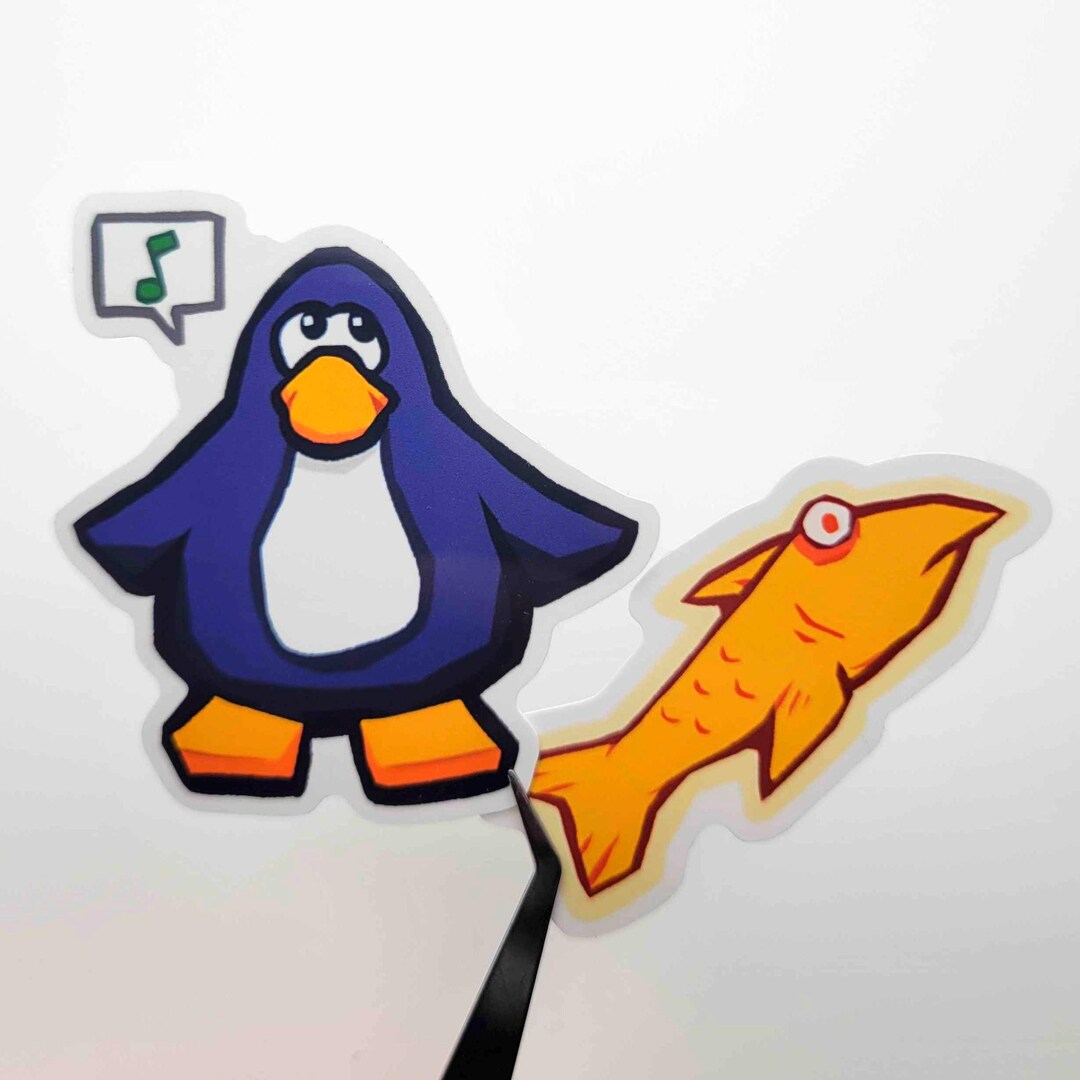 Club Penguin Sticker Pack - Etsy