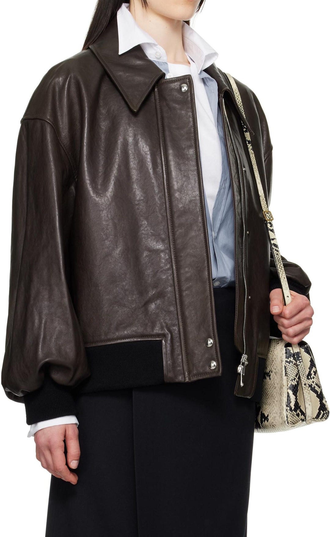 Brown Lambskin Jacket | Shelman Design Leather Outerwear | Genuine ...