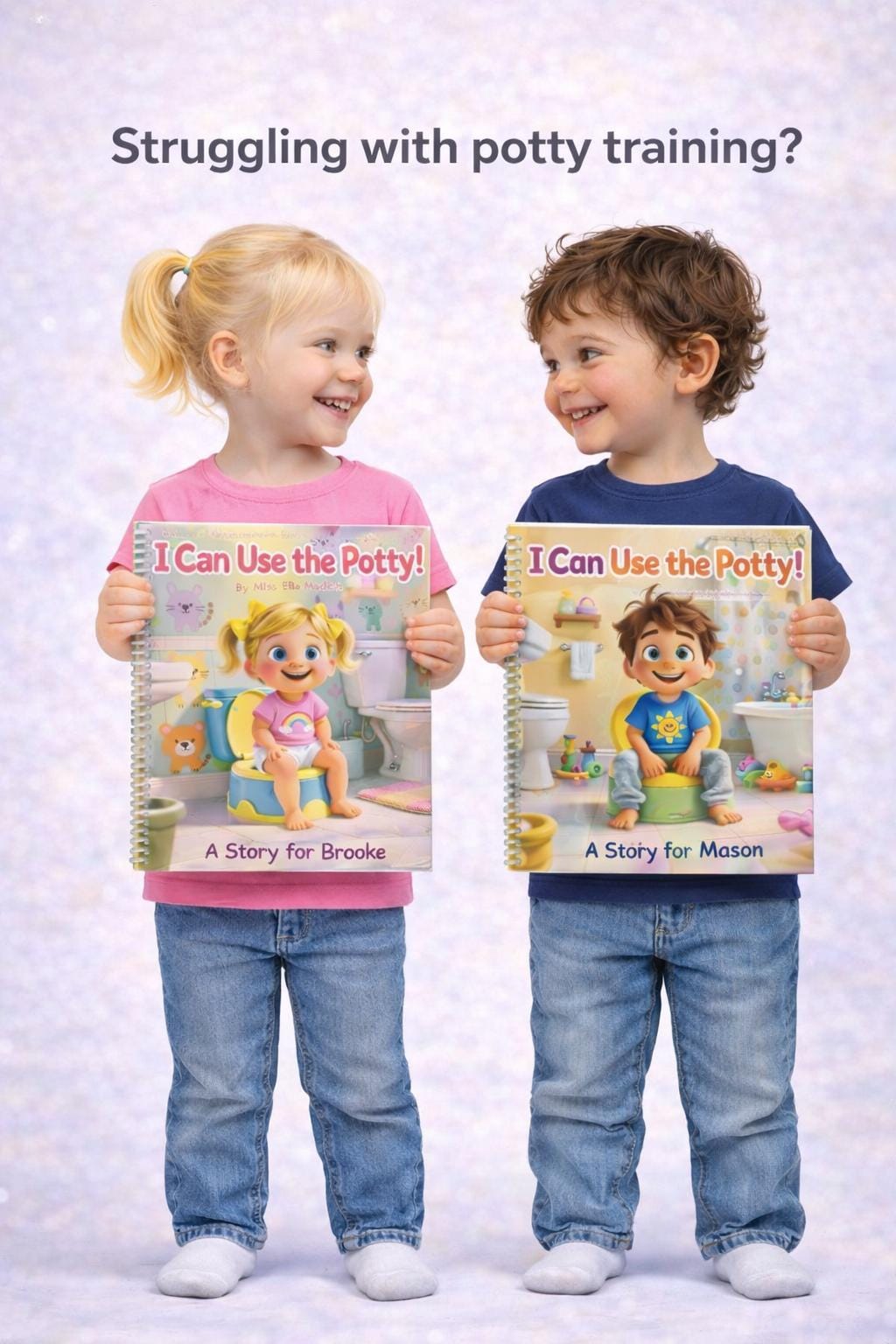 Personalized Potty Training Story Book for Girls, Custom Photo Story ...