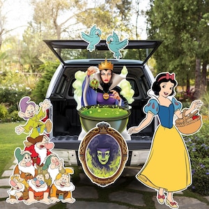 Snow White and Seven Dwarfs Trunk or Treat - Etsy